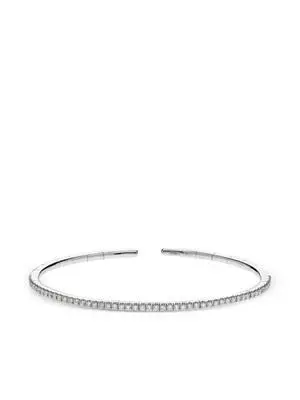JEWELS AFICIONADO 18k White Gold Diamond Bracelet - Silver