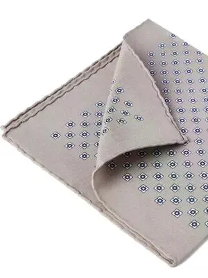 Brunello Cucinelli Patterned Pocket Square