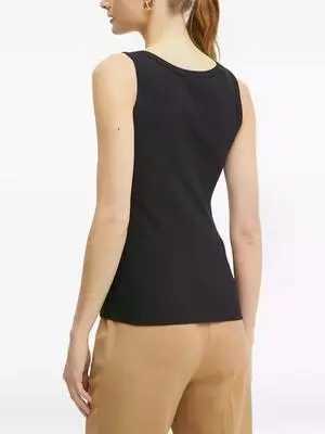 Pinko Sleeveless Scoop-neck Tank Top - Black