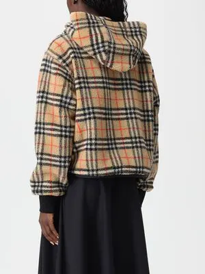 Burberry Check Fleece Zip-up Jacket
