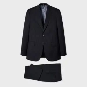 Paul Smith The Brierley Navy Pinstripe Wool Two-button Suit