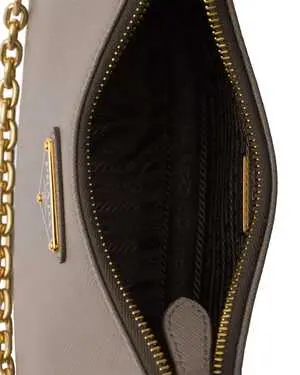 Prada Re-edition 2005 Saffiano Leather Bag - Grey