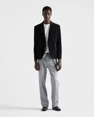 Prada Five-pocket Garment-dyed Jeans - Gray