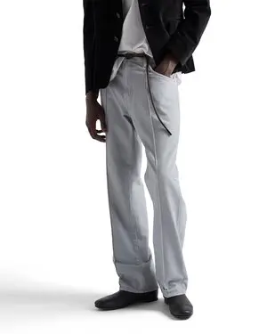 Prada Five-pocket Garment-dyed Jeans - Grey