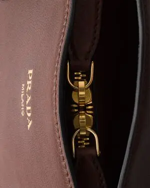Prada Leather Tote Bag - Cocoa