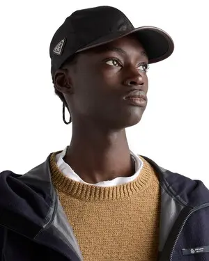Prada Re-nylon Baseball Cap - Black