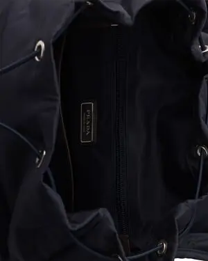 Prada Speedrock Re-nylon And Leather Backpack - Blue