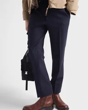 Prada Wool Pants - Navy