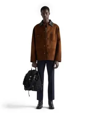 Prada Suede Caban Jacket
