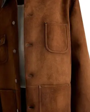 Prada Suede Caban Jacket