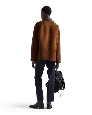 Prada Suede Caban Jacket