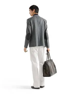 Prada Single-breasted Wool Jacket - Grey