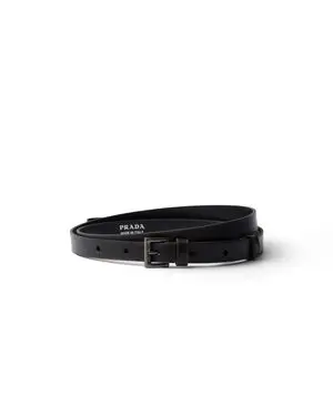 Prada Leather Belt - Black