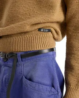 Prada Wool Crew-neck Sweater - Brown