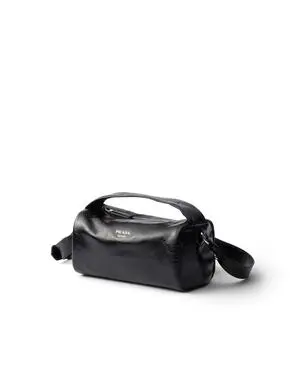 Prada Leather Shoulder Bag - Black