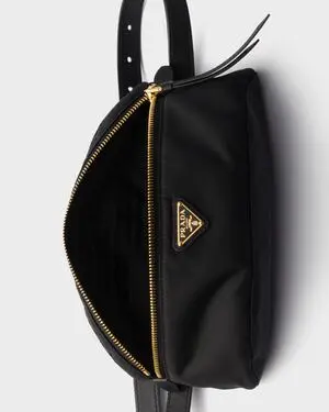 Prada Re-nylon And Saffiano Leather Belt Bag