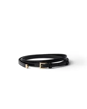 Prada Leather Belt Black