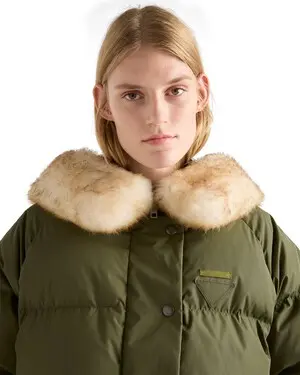 Prada Re-nylon Down Jacket - Green