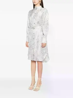 FERRAGAMO Belted Shirt Dress