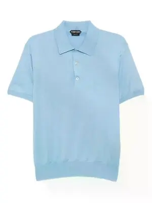 TOM FORD Short-sleeves Cotton Polo Shirt