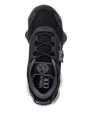 Versace Logo-detail Round-toe Sneakers