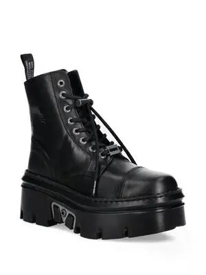 NEW ROCK 60mm Lace-up Platform Boots