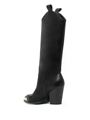Versace 80mm Pointed-toe Boots