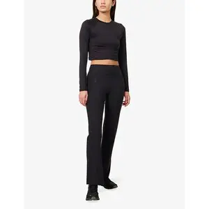 On Studio Cropped Stretch-jersey Top