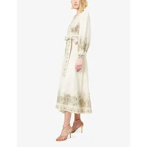 Zimmermann Wanderlust Wrap Midi Dress