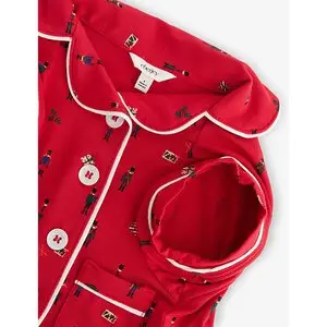 Eberjey Pet Modal-jersey Pyjamas - Nutcracker Holly Red/ivy