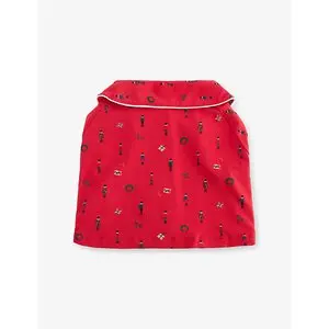 Eberjey Pet Modal-jersey Pyjamas - Nutcracker Holly Red/ivy