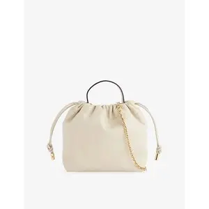 Chloé Icons Mini Chain Drawstring Leather Cross-body Bag