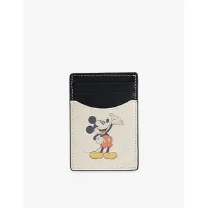DUKE + DEXTER Disney X Mickey Mouse Leather Card Holder - Multi
