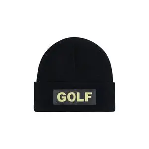 GOLF WANG Woven Logo Beanie - Black