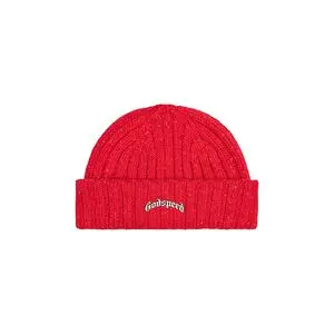 GODSPEED Og Logo Emblem Beanie - Red