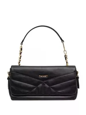 TWINSET Quilted Leather Shoulder Bag