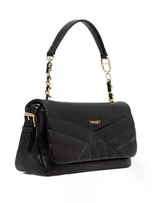 TWINSET Quilted Leather Shoulder Bag