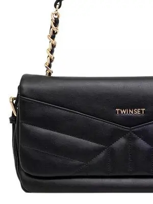 TWINSET Quilted Leather Shoulder Bag