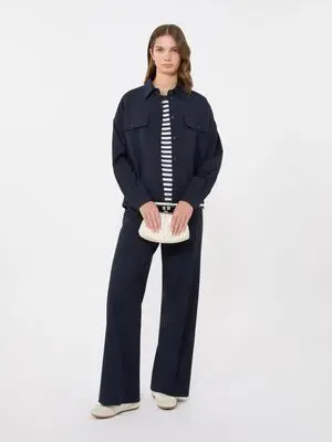 Max Mara Wool Cropped Shacket