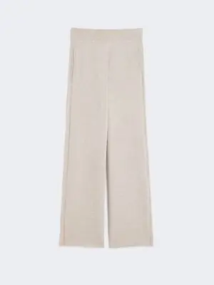 Max Mara Cashmere Knit Trousers - Beige
