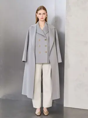 Max Mara Coated Fabric Barrel-leg Trousers