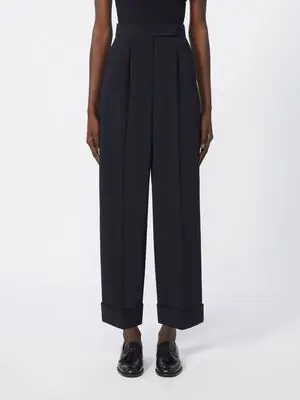 Max Mara High-waisted Wool Trousers