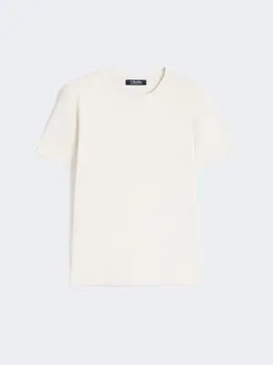 Max Mara Embroidered Jersey T-shirt - Sand