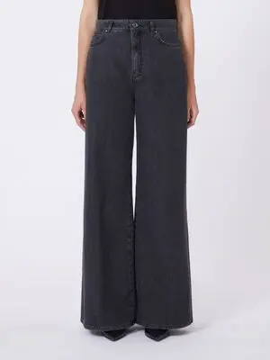 Max Mara Wide-leg Denim Jeans - Black