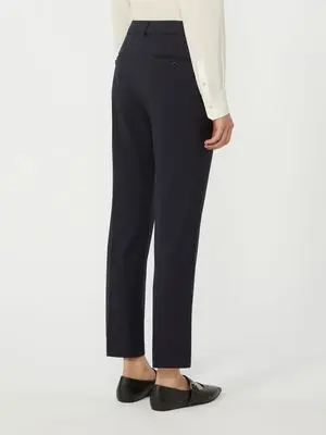 Max Mara Stretch Wool Cigarette Trousers