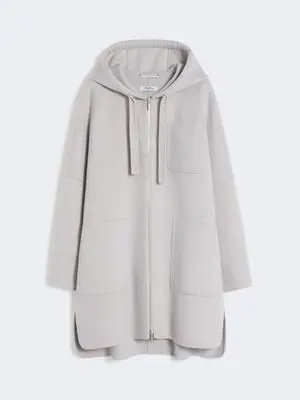 Max Mara Double-faced Wool Hooded Mid-length Coat