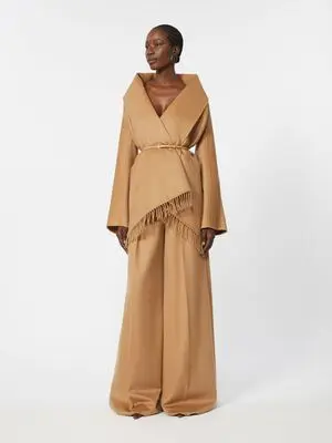 Max Mara Coat With Fringe