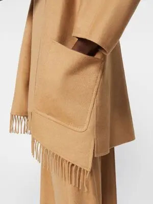 Max Mara Coat With Fringe