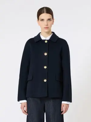 Max Mara Short Wool Jacket - Midnightblue