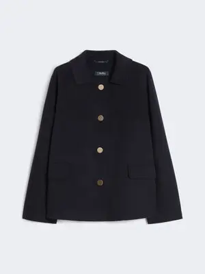 Max Mara Short Wool Jacket - Midnightblue